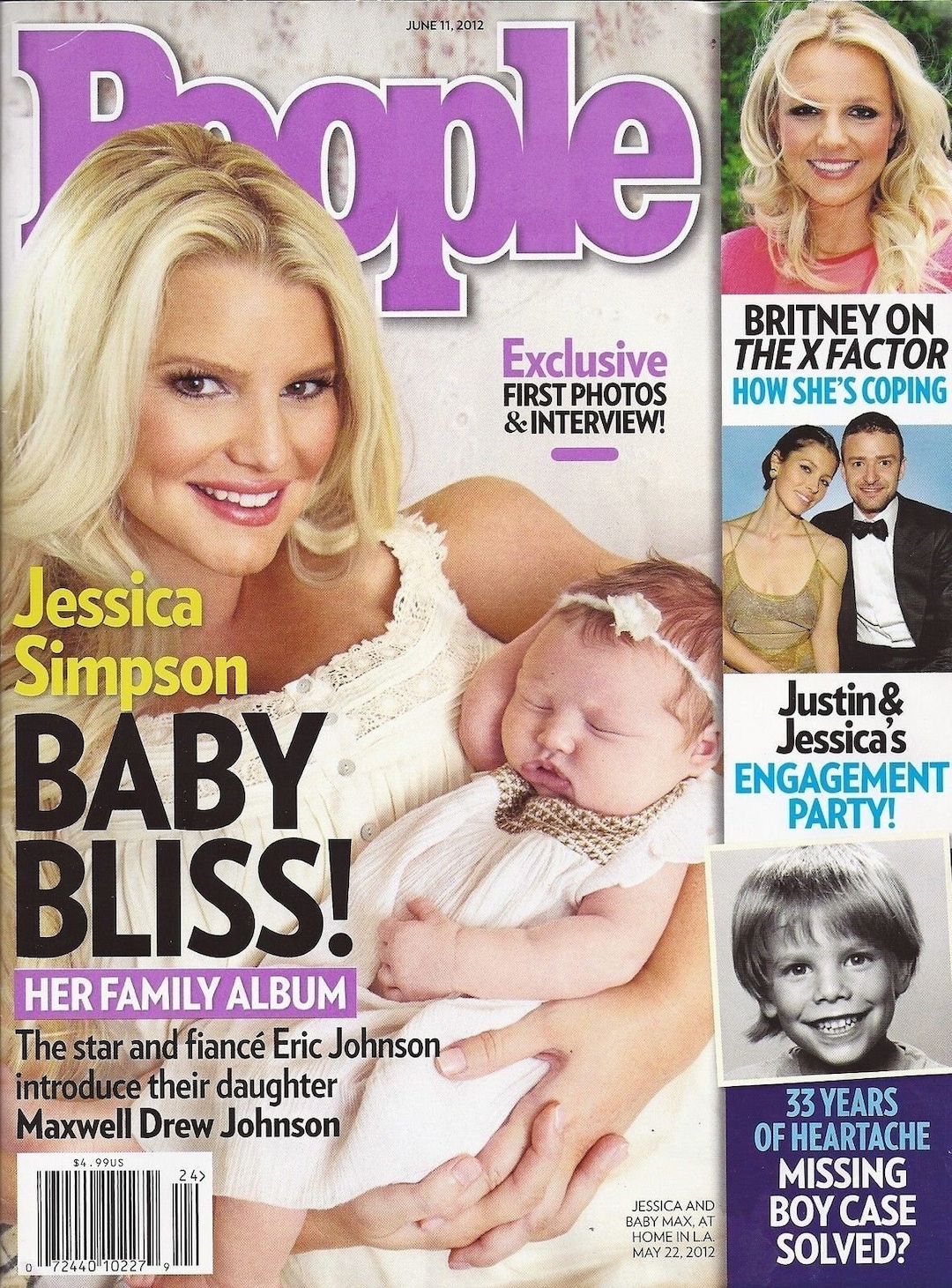 PEOPLE Magazine June 11 2012 Jessica Simpson Britney Spears Jessica ...