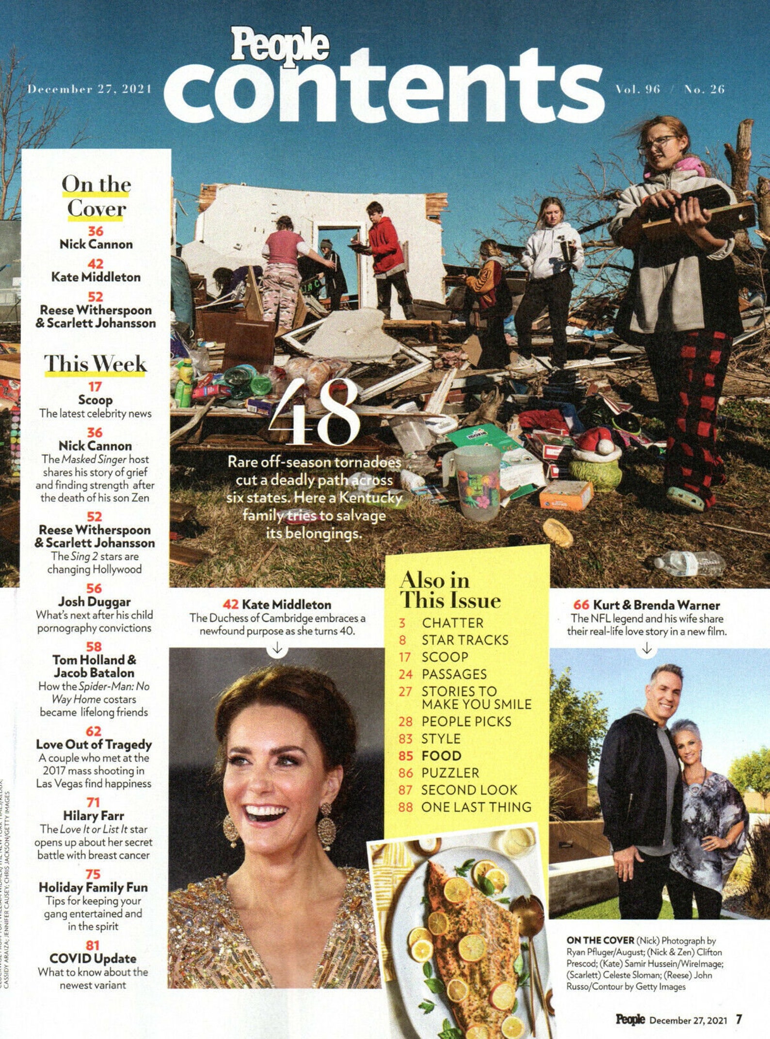 PEOPLE Magazine December 27 2021 Princess Kate Nick Cannon Scarlett ...