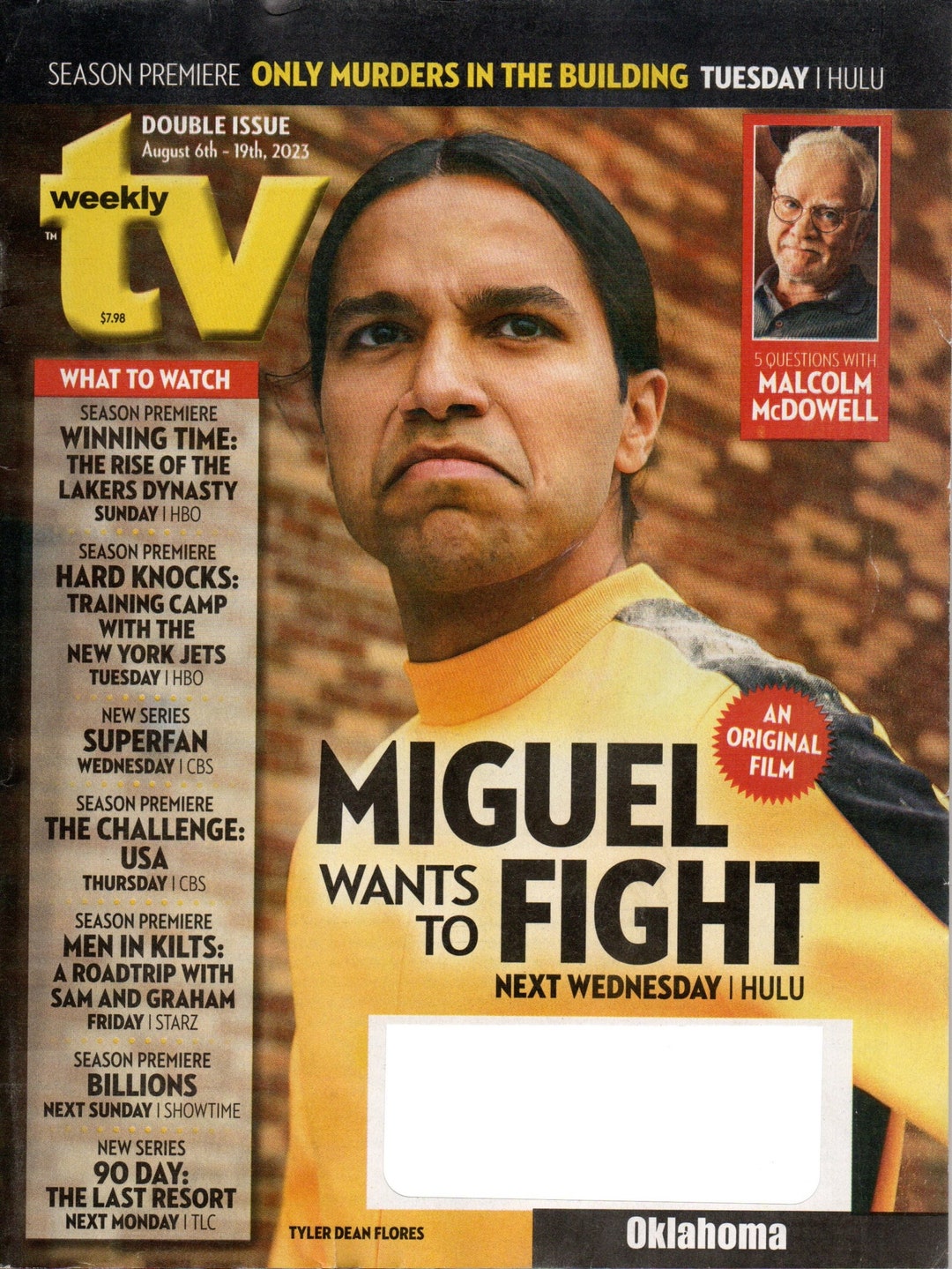 TV WEEKLY Magazine August 6-19 2023 Tyler Dean Flores Miguel Wants to ...