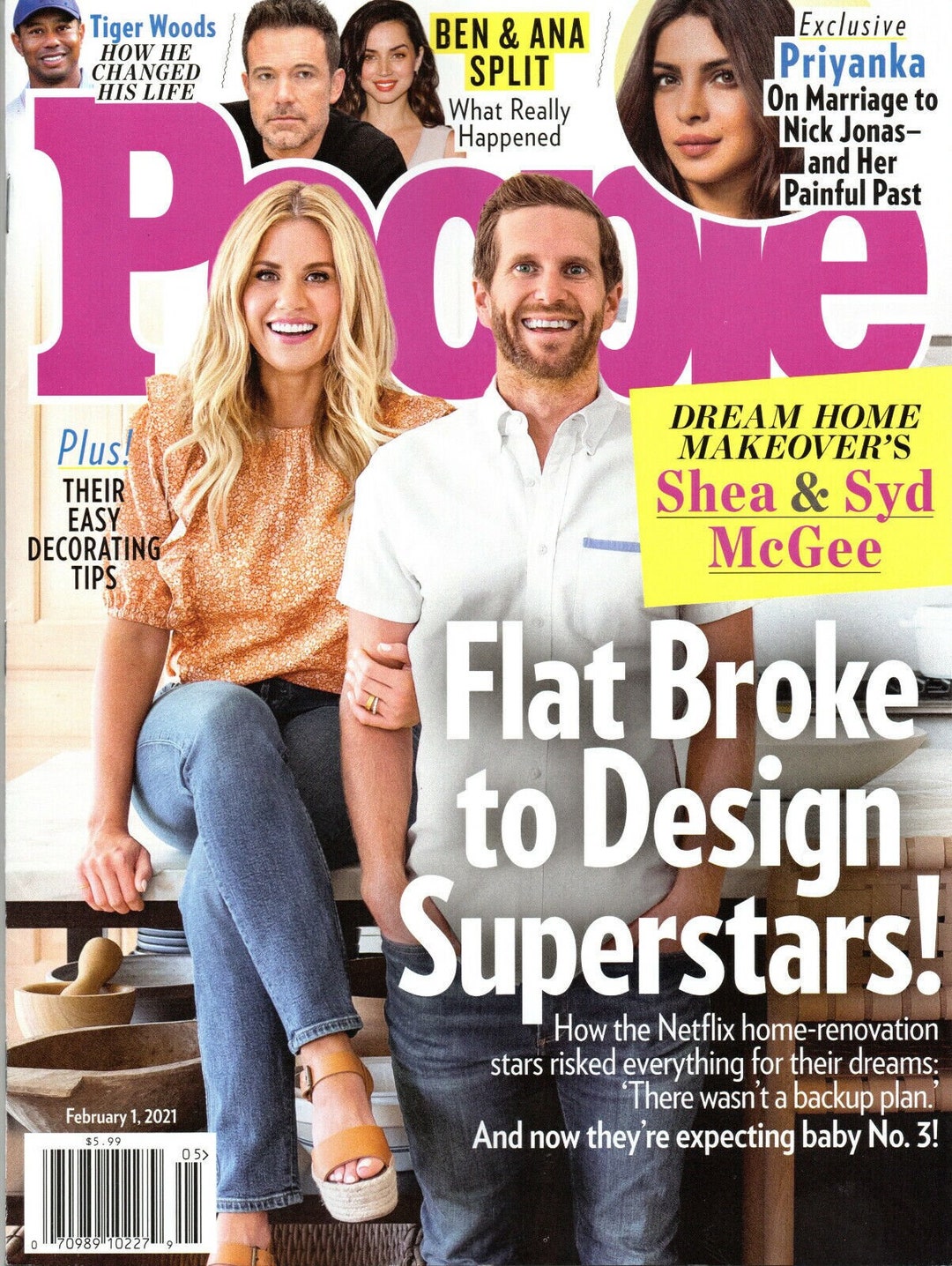 PEOPLE Magazine February 1 2021 Shea & Syd Mcgee Priyanka Chopra Jonas ...
