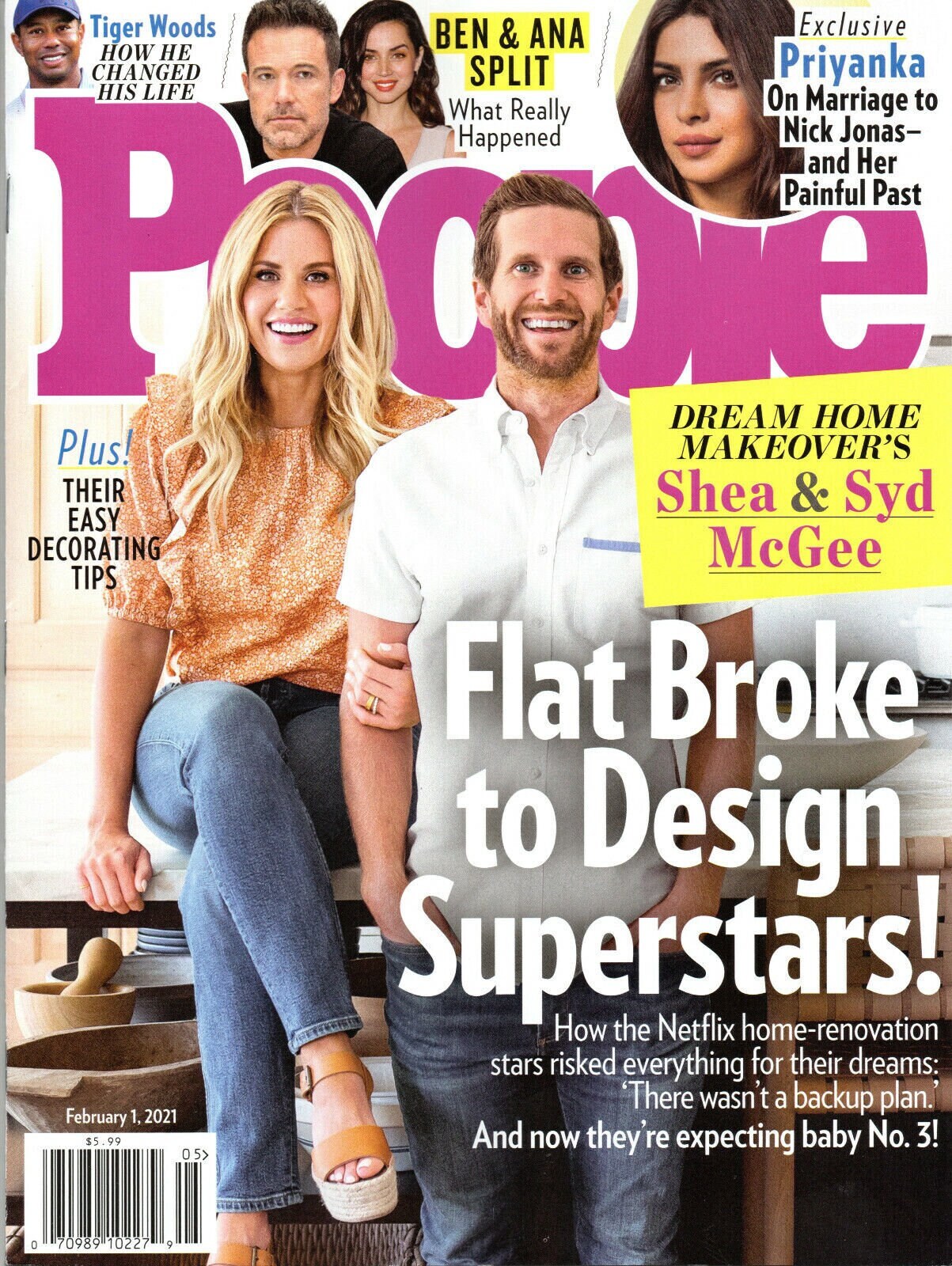 PEOPLE Magazine February 1 2021 Shea & Syd Mcgee Priyanka Chopra Jonas ...
