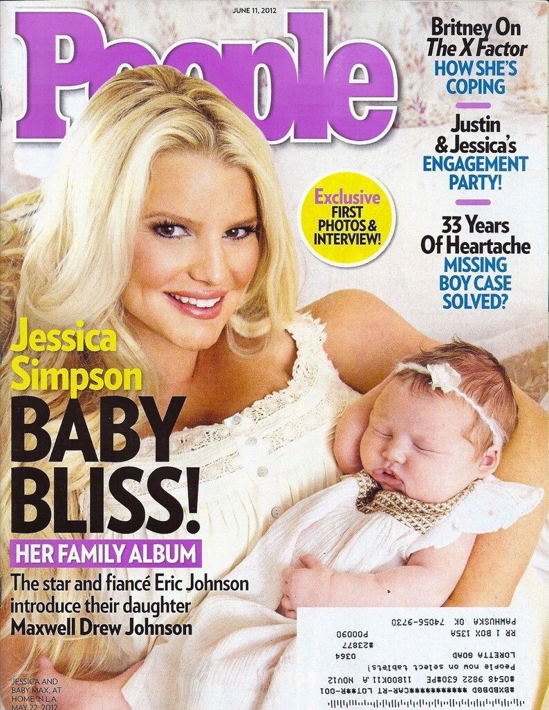PEOPLE Magazine June 11 2012 Jessica Simpson Britney Spears Jessica ...