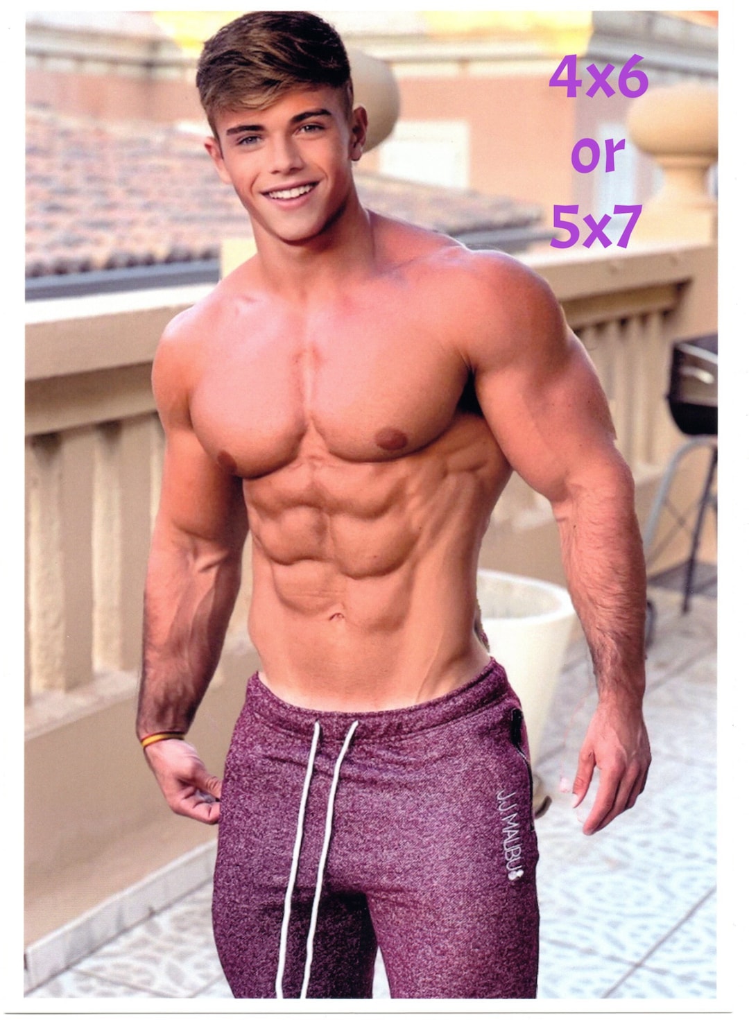 Handsome Young Male Bodybuilder Gay Interest Photo Photograph Etsy