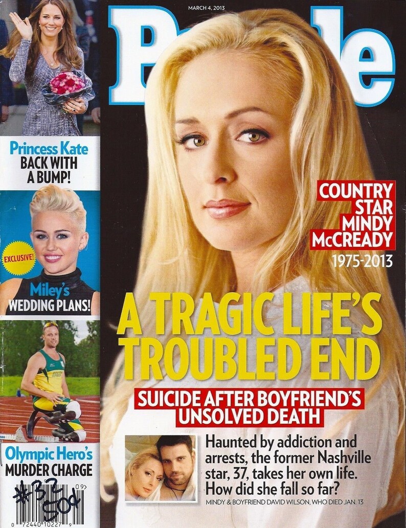 PEOPLE Magazine March 4 2013 Mindy Mccready Princess Kate Miley Cyrus ...