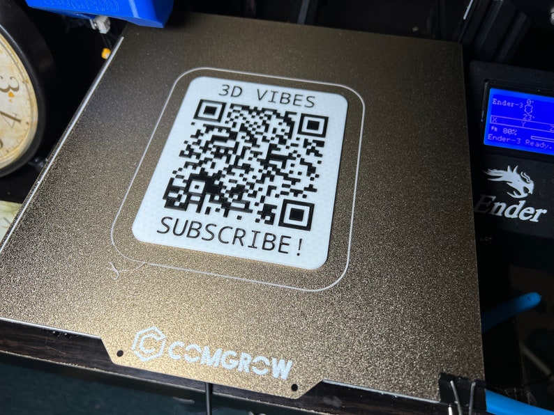 Custom 3D Printed QR Code Sign - WIFI Access - URL Link - Etsy