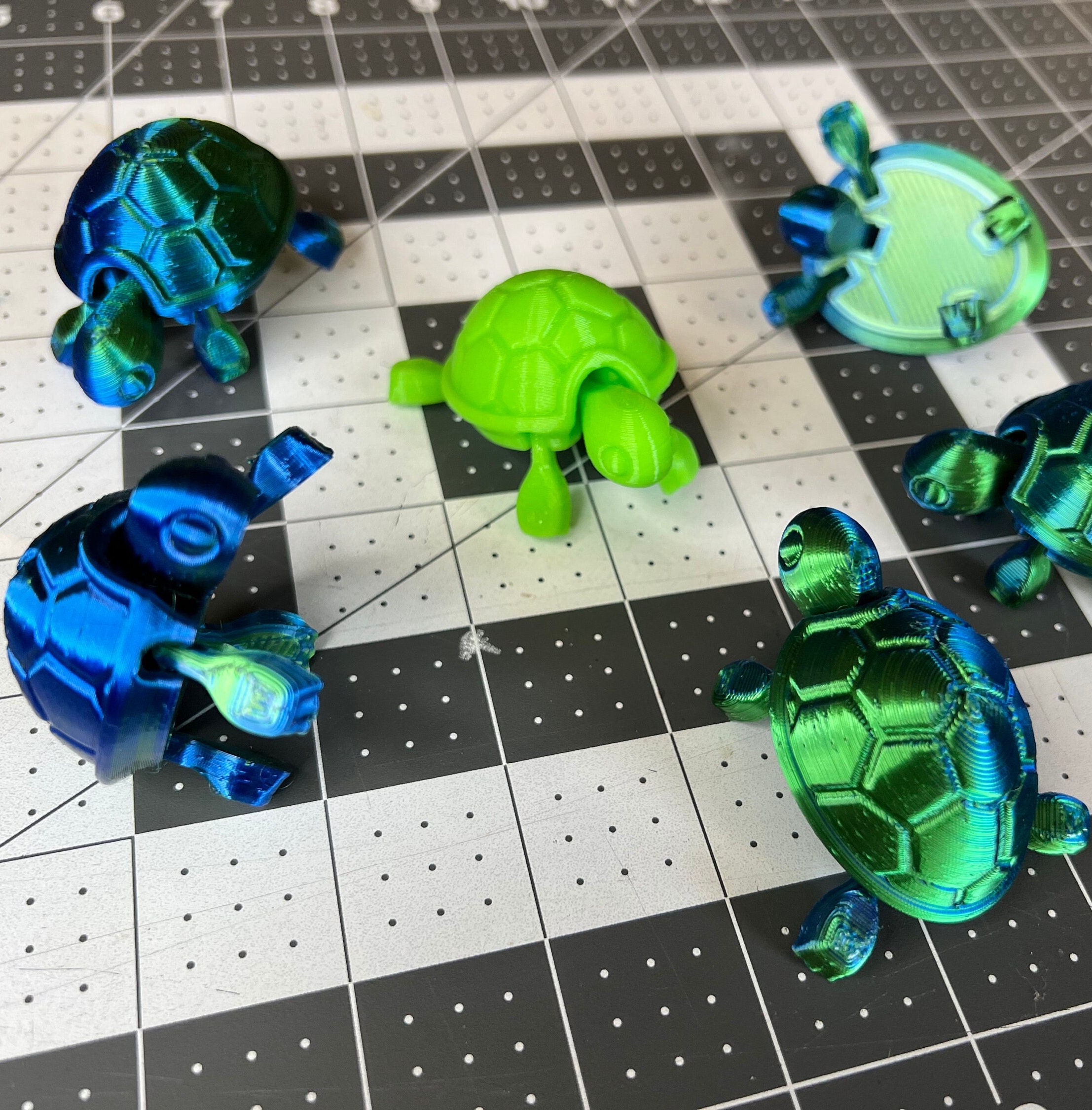 3D Printed Large Cute Baby Turtle Articulated Head and Legs - Etsy