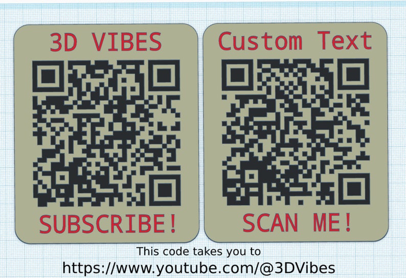 Custom 3D Printed QR Code Stand - WIFI Access - URL Link - Etsy