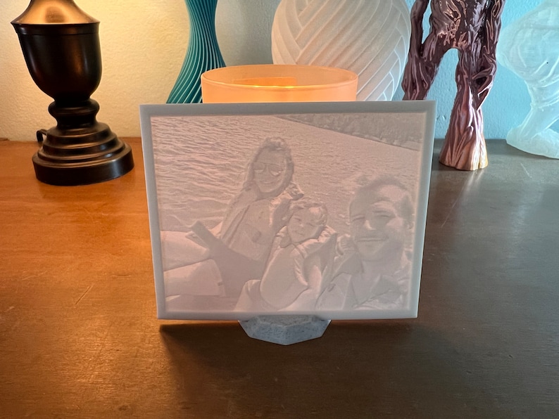 Litofanía personalizada impresa en 3D a partir de sus fotos - Etsy España