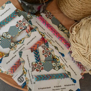 Multi Colored Thread Friendship Bracelet-handmade for Wrist or - Etsy