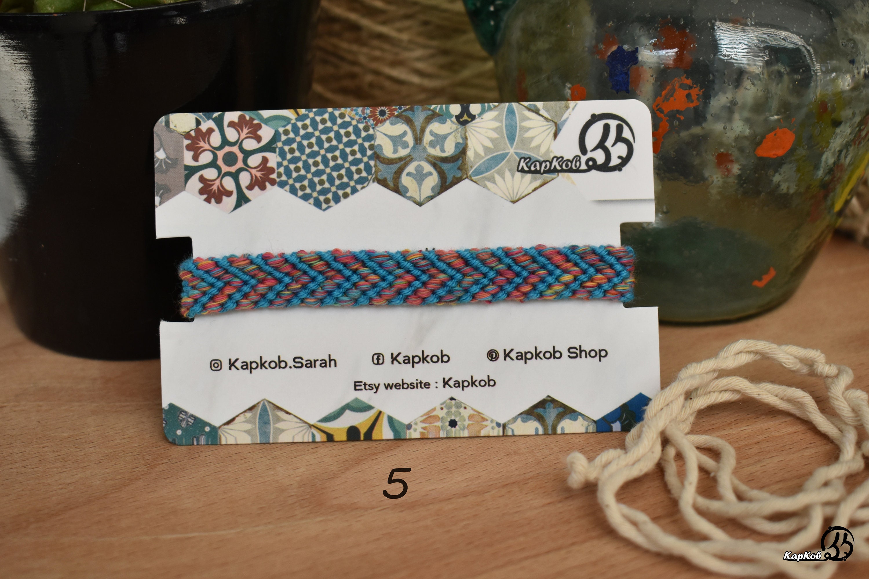 Multi Colored Thread Friendship Bracelet-handmade for Wrist or - Etsy