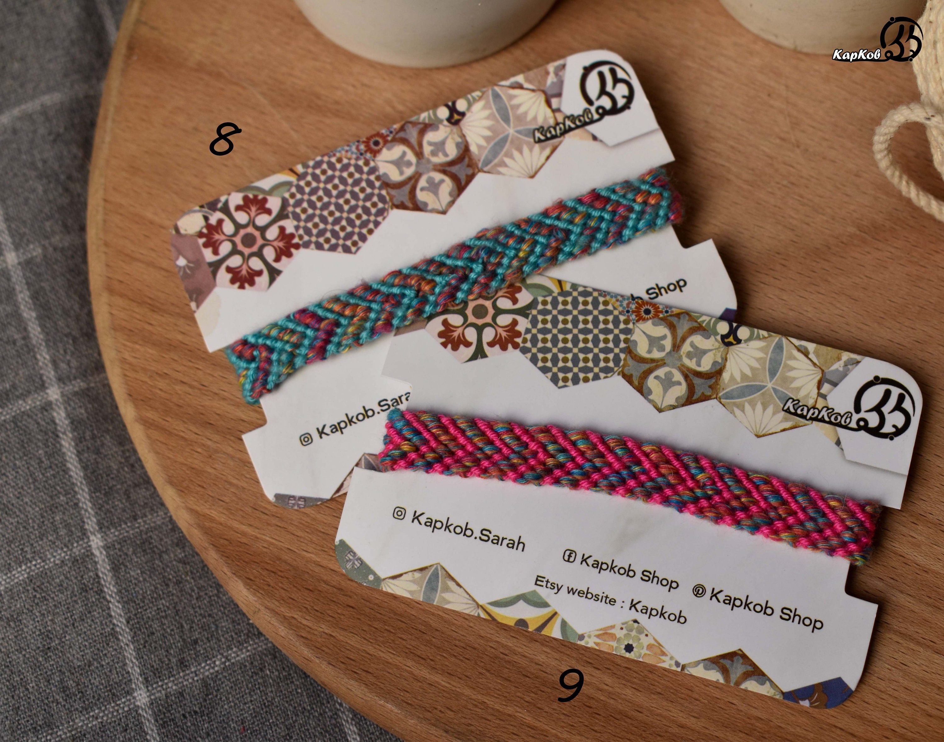 Multi Colored Thread Friendship Bracelet-handmade for Wrist or - Etsy