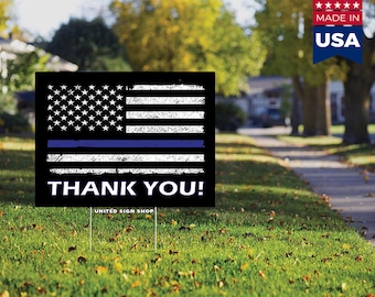 Blue Line Sign - Etsy