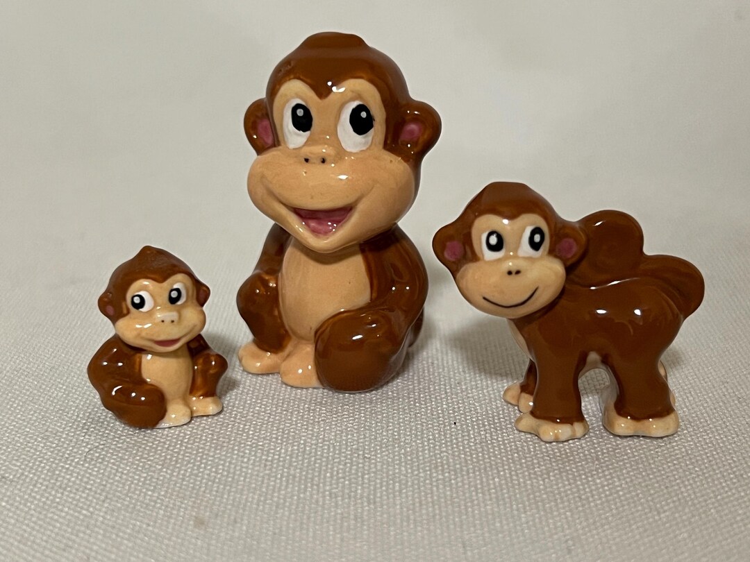 Wade Whimsie Happy Family Monkey Set - Collector's Club Special LE 500 ...