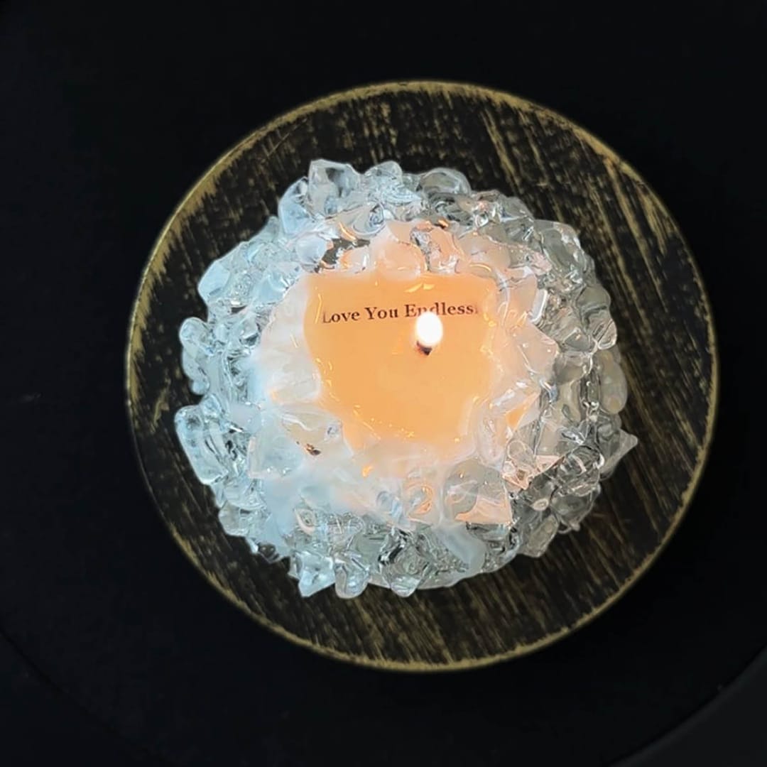 Illuminating Crystal Confession Candle, Secret Message Candle, Soy Wax ...