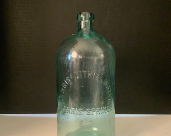 Antique Buffalo Lithia Water Bottle - Etsy