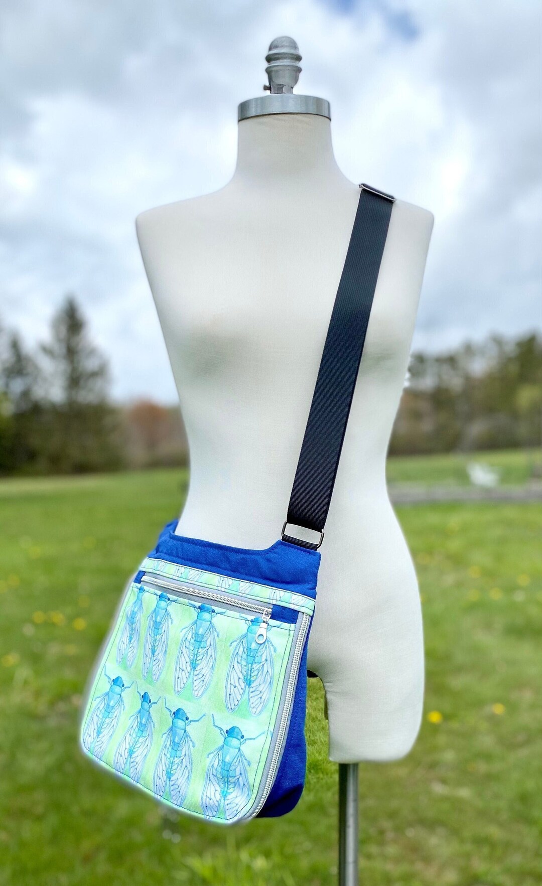 The Vera Crossbody Bag Collab: Sarah G. Brown Art Cicada Print Outdoor ...