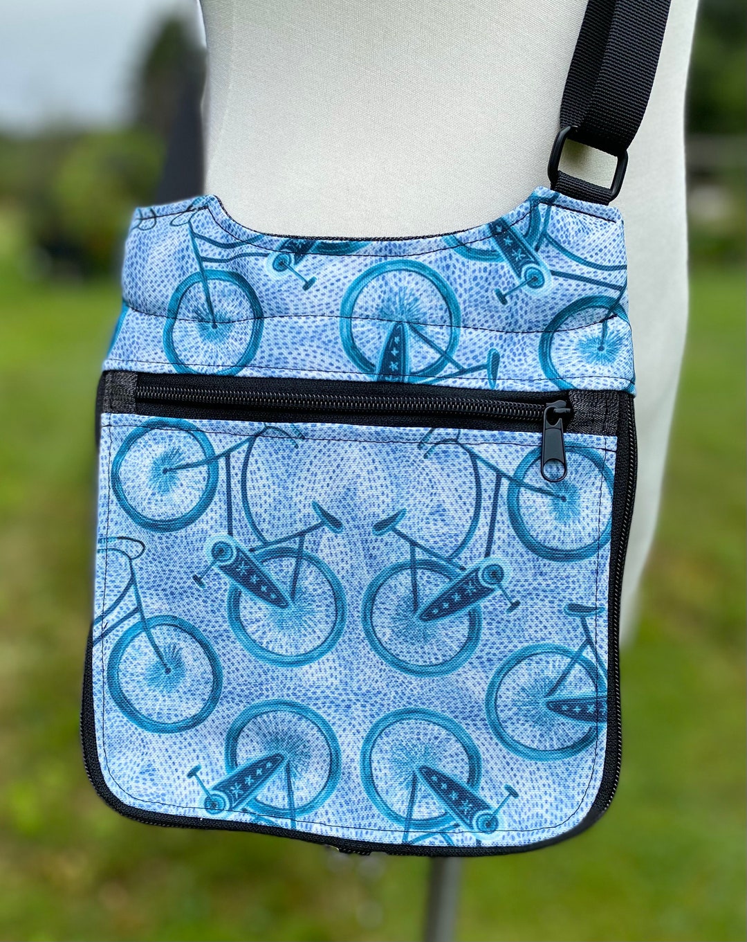 The Shiny Crossbody Bag Collab: Sarah G. Brown Art | Teal Bikes ...