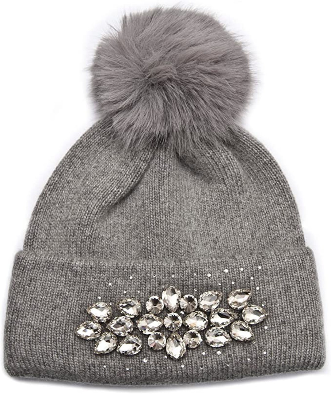 Rhinestone Bling Beanie Hat Ladies, Girls, Perfect Gift, Warm and ...