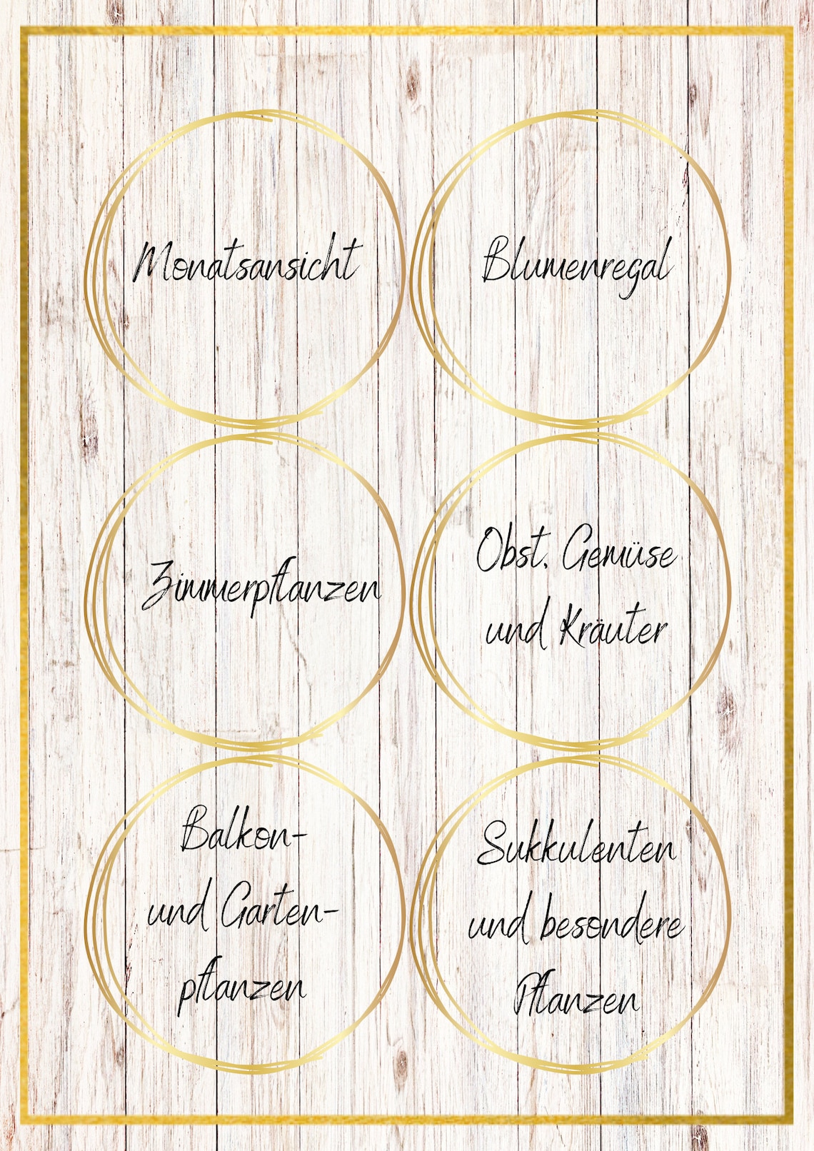 Plantdiary, Plantbook, Digital, Printable, Diary, Download, Flower ...