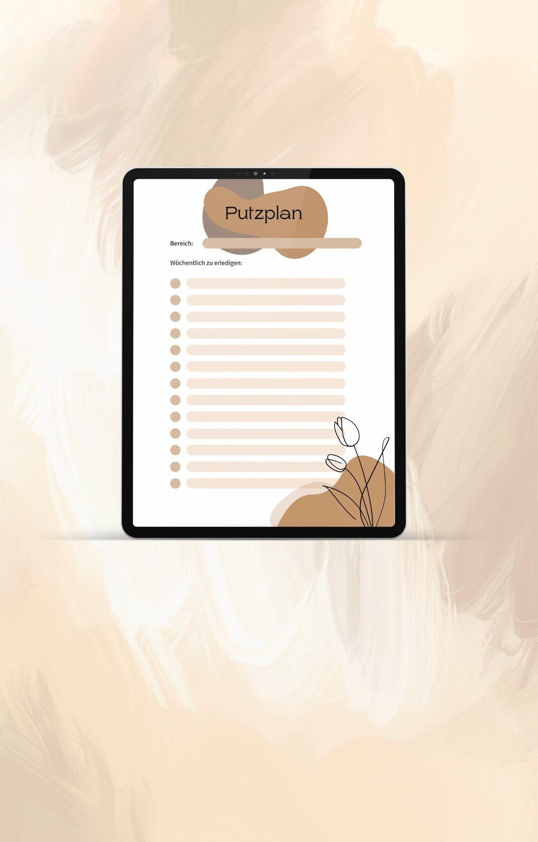 Cleaning Plan, Aesthetic, Cleaning Sheet, Download - Etsy