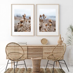 Botanical Prints Set of 2,wild Grass Print,set of 2 Wall Art,farmhouse ...