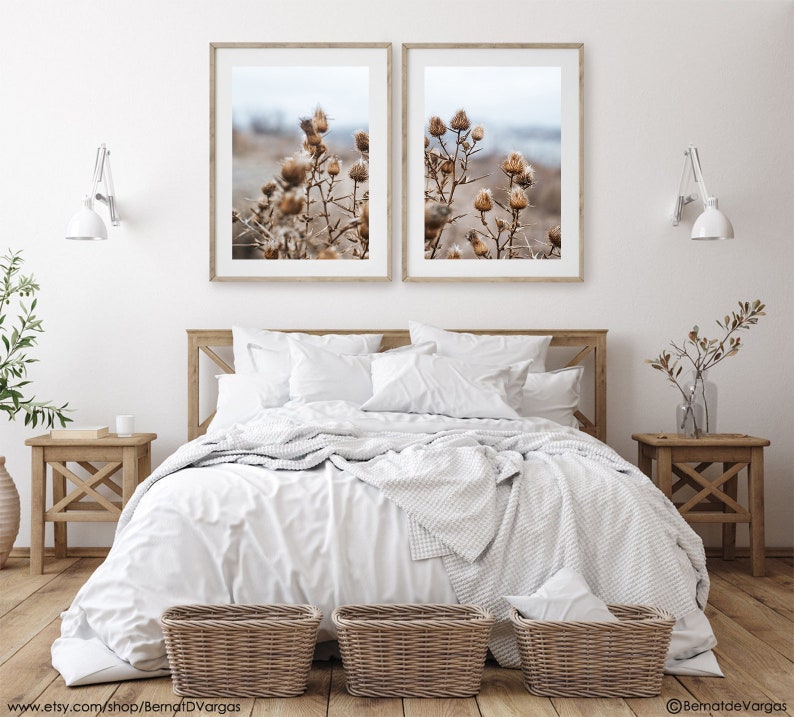 Botanical Prints Set of 2,wild Grass Print,set of 2 Wall Art,farmhouse ...