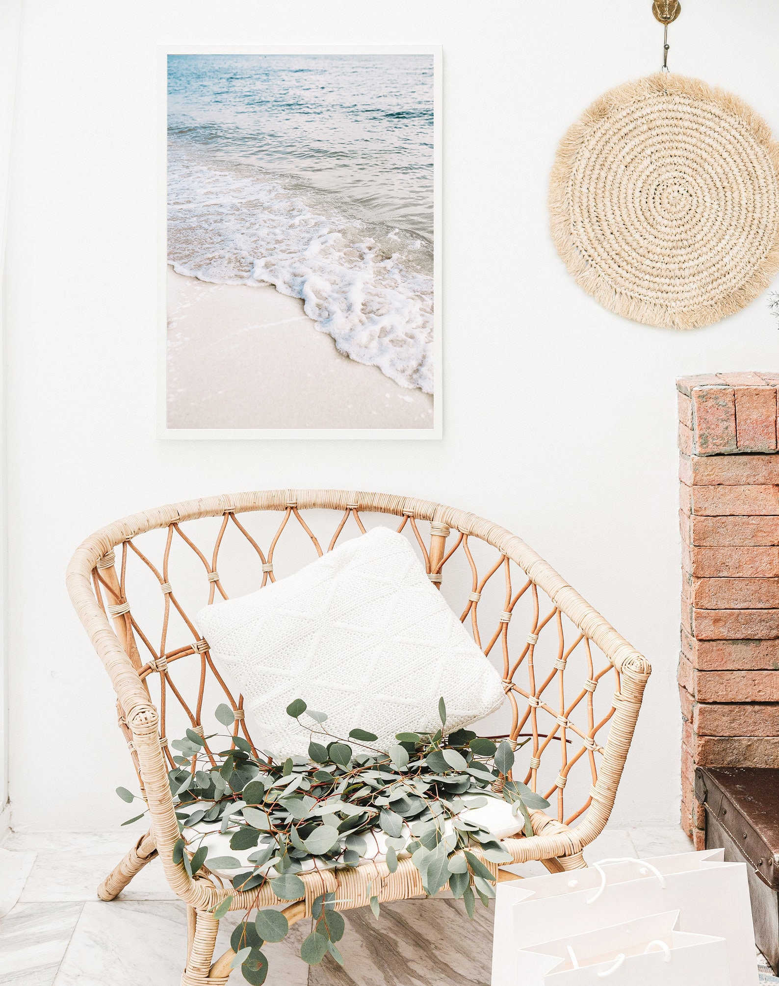 Ocean Waves Coastal Art Print, Beach Decor (digital Download) - Etsy