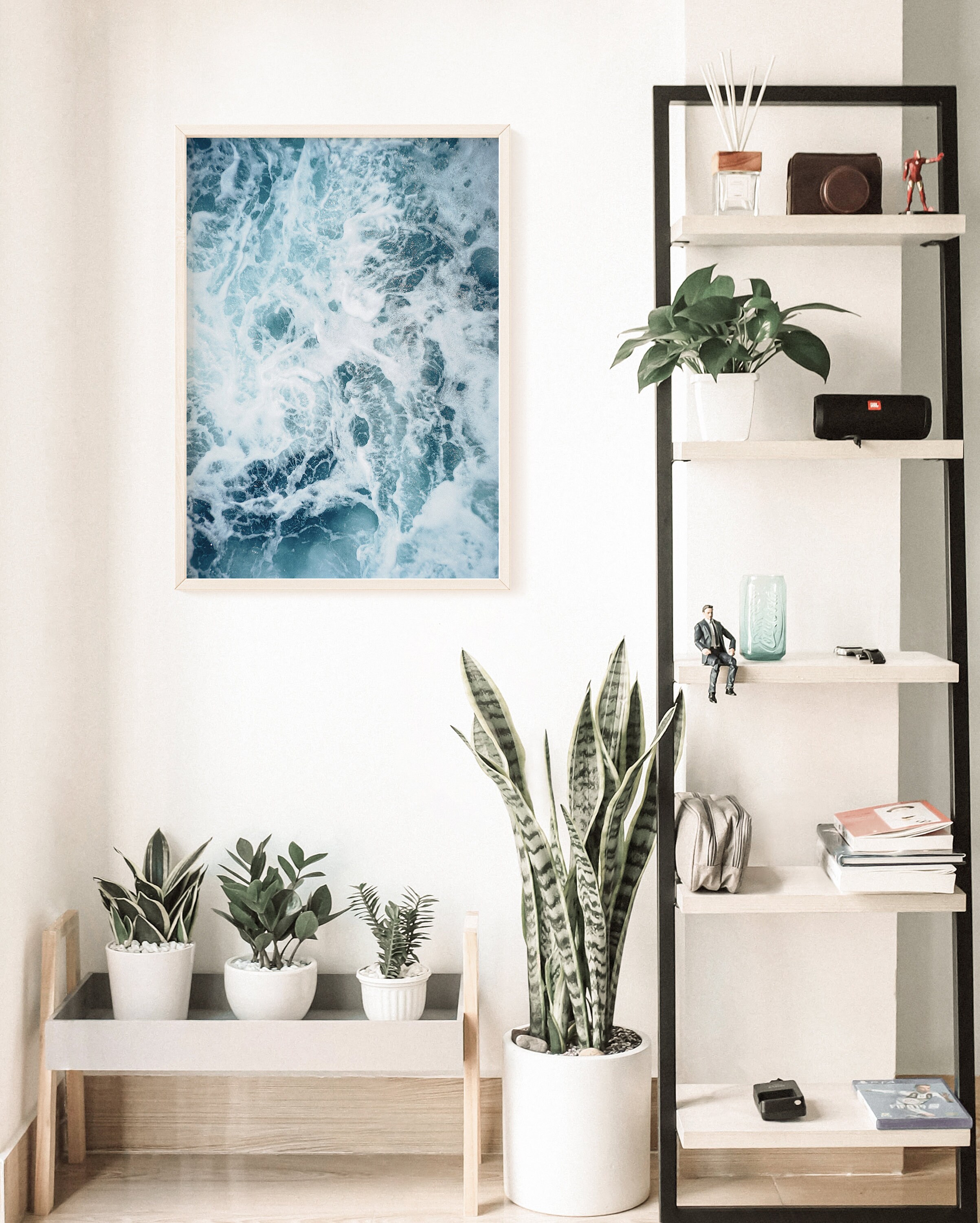 Ocean Water Print, Nautical Wall Art, Digital Download, Coastal Decor ...