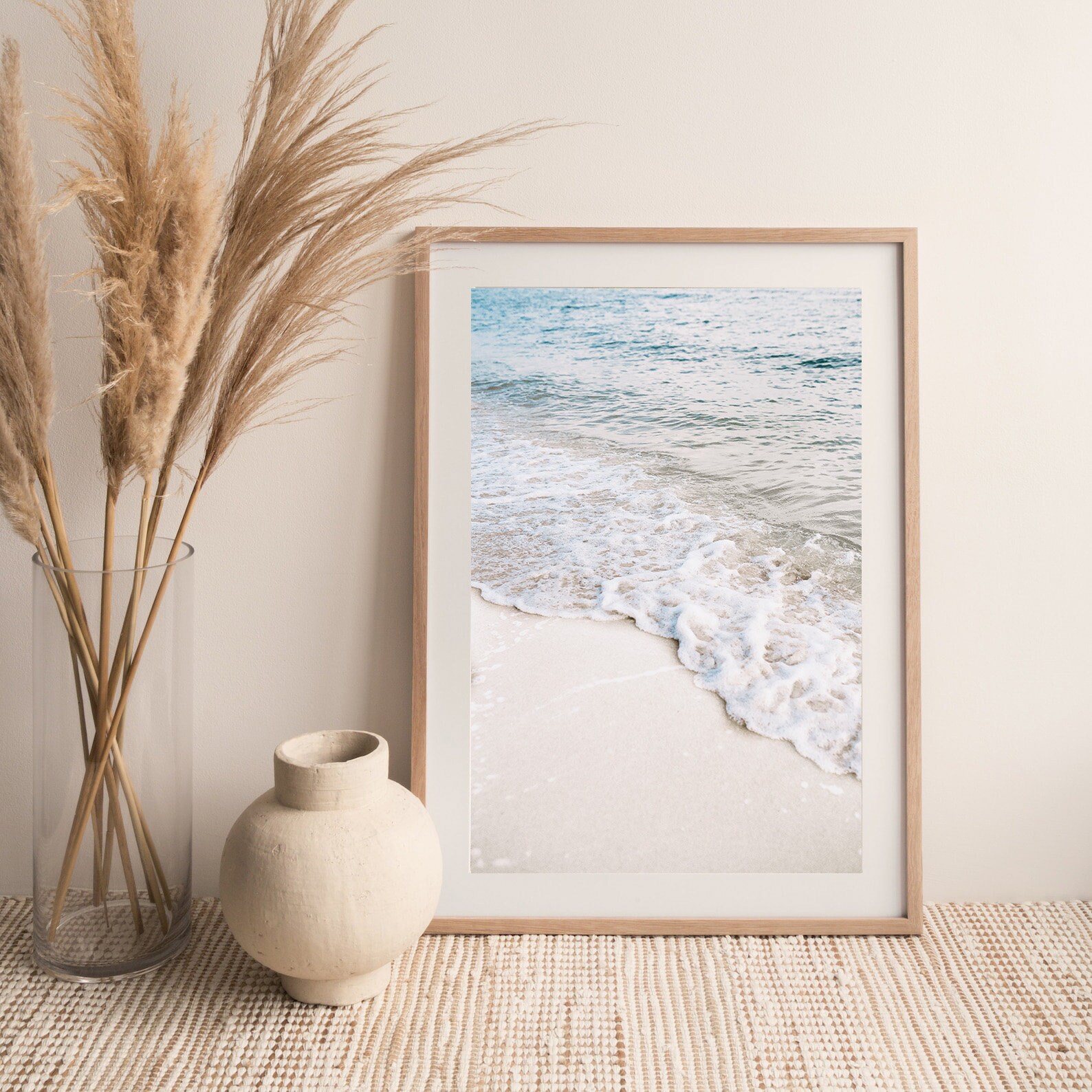 Ocean Waves Print, Coastal Decor, Ocean Water Print, Nautical Wall Art ...