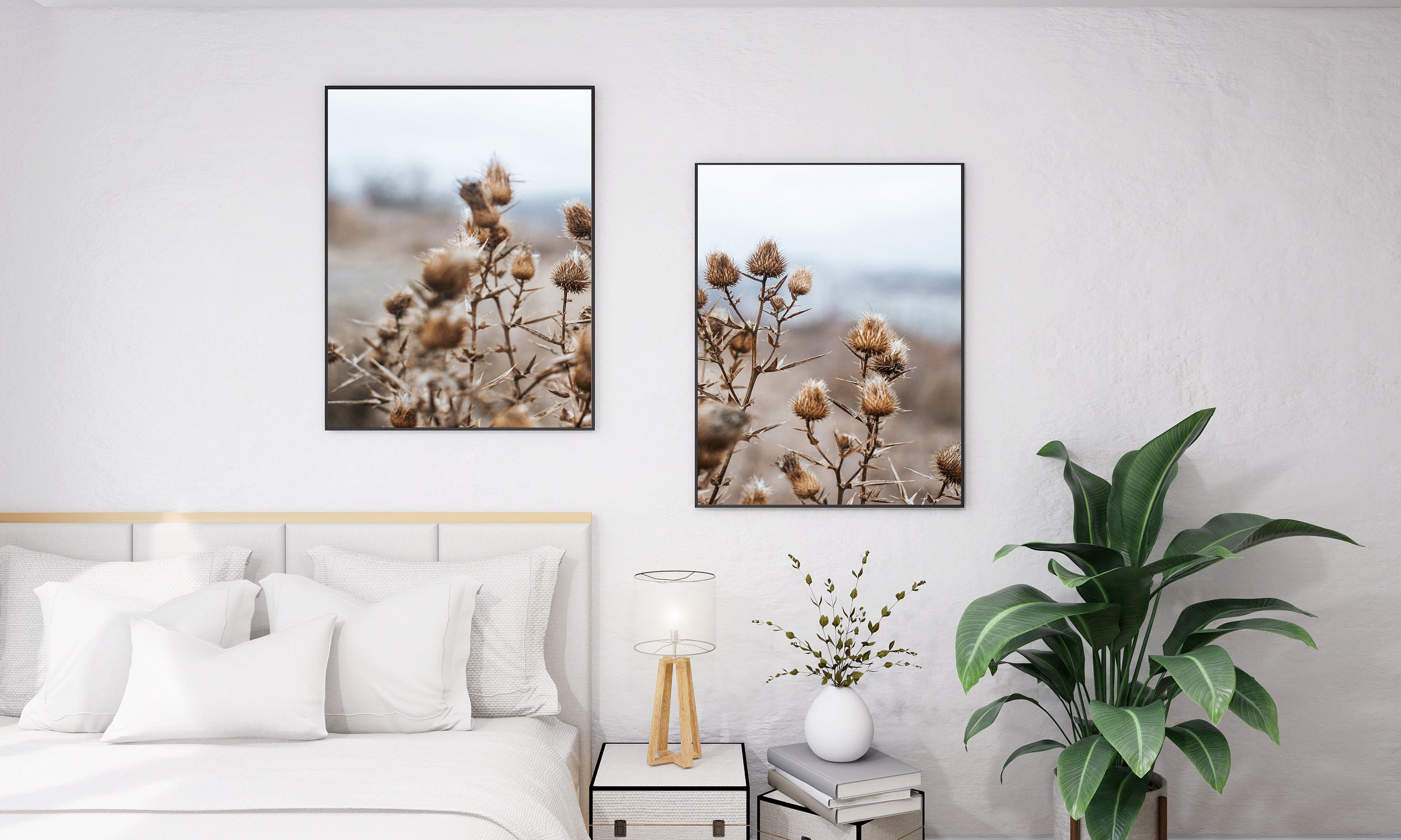 Botanical Prints Set of 2,wild Grass Print,set of 2 Wall Art,farmhouse ...