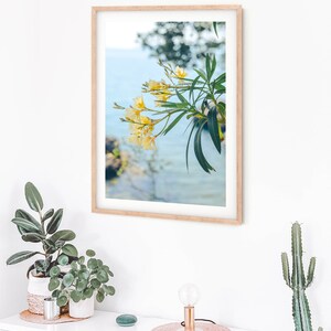 Yellow Oleander Print Flowers Wall Art Oleander Wall Art - Etsy