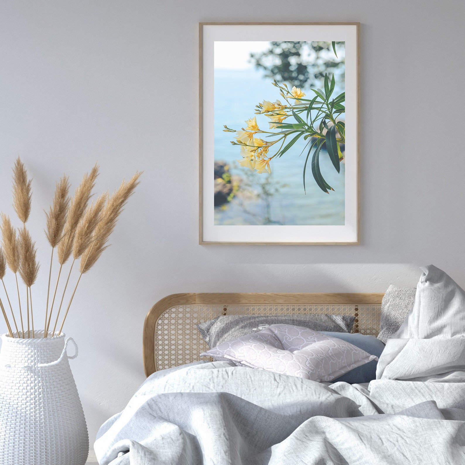 Yellow Oleander Print Flowers Wall Art Oleander Wall Art - Etsy