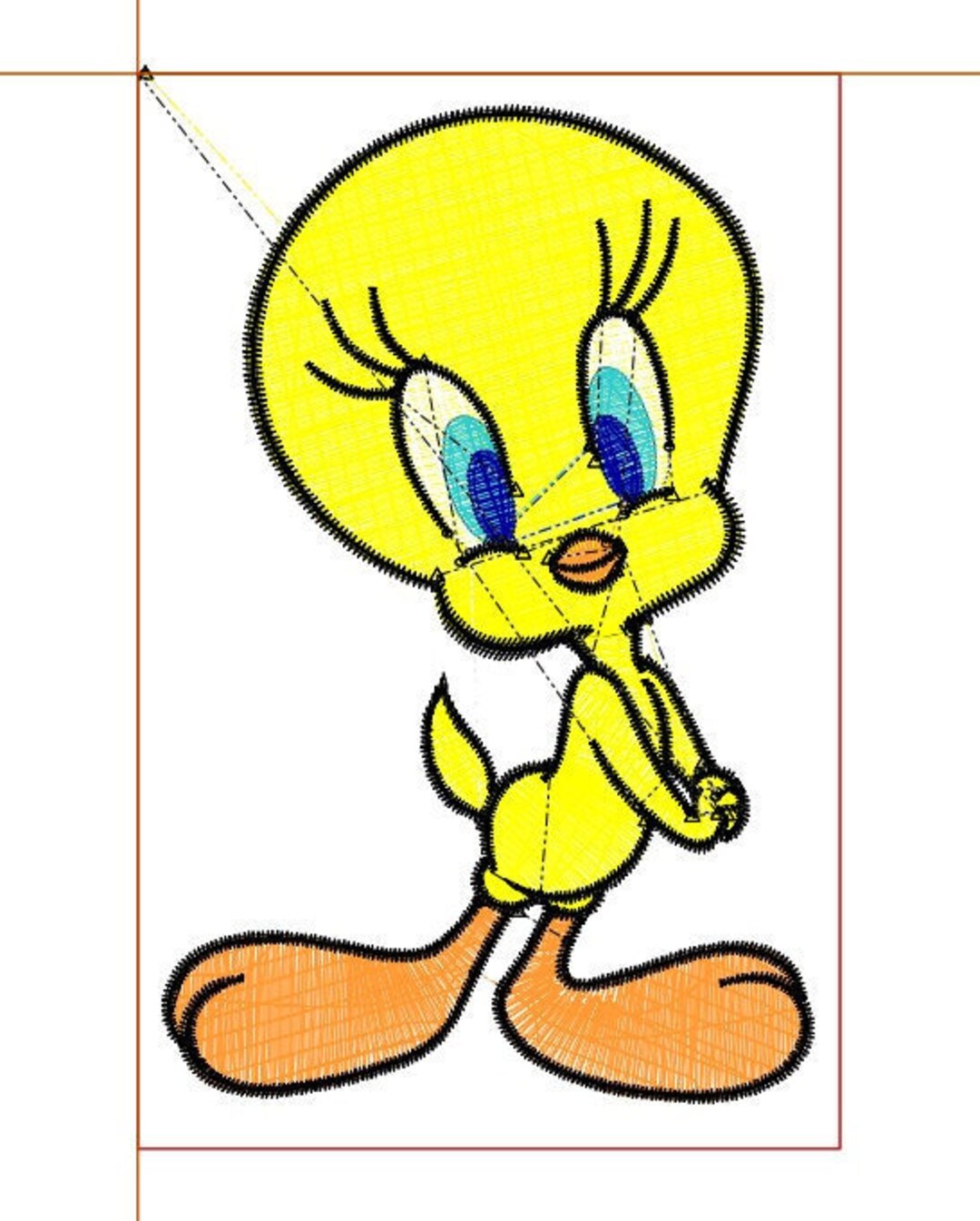 Duck Embroidery Design, for Machine Embroidery, DST, PES, HUS, and ...
