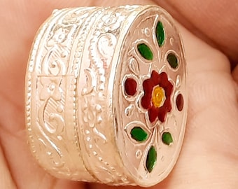 Silver Kajal Box - Etsy