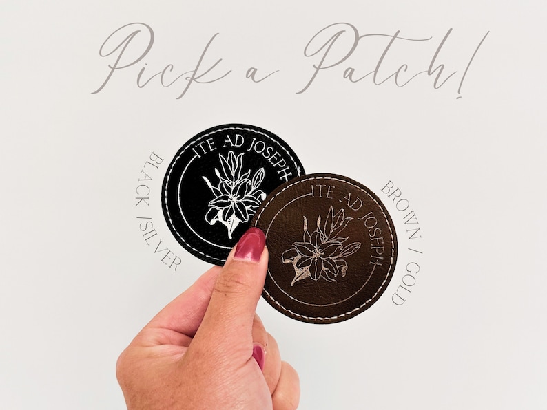Ite Ad Jospeh Hat/ St. Joseph the Worker Hat/ Leather Patch Hat ...