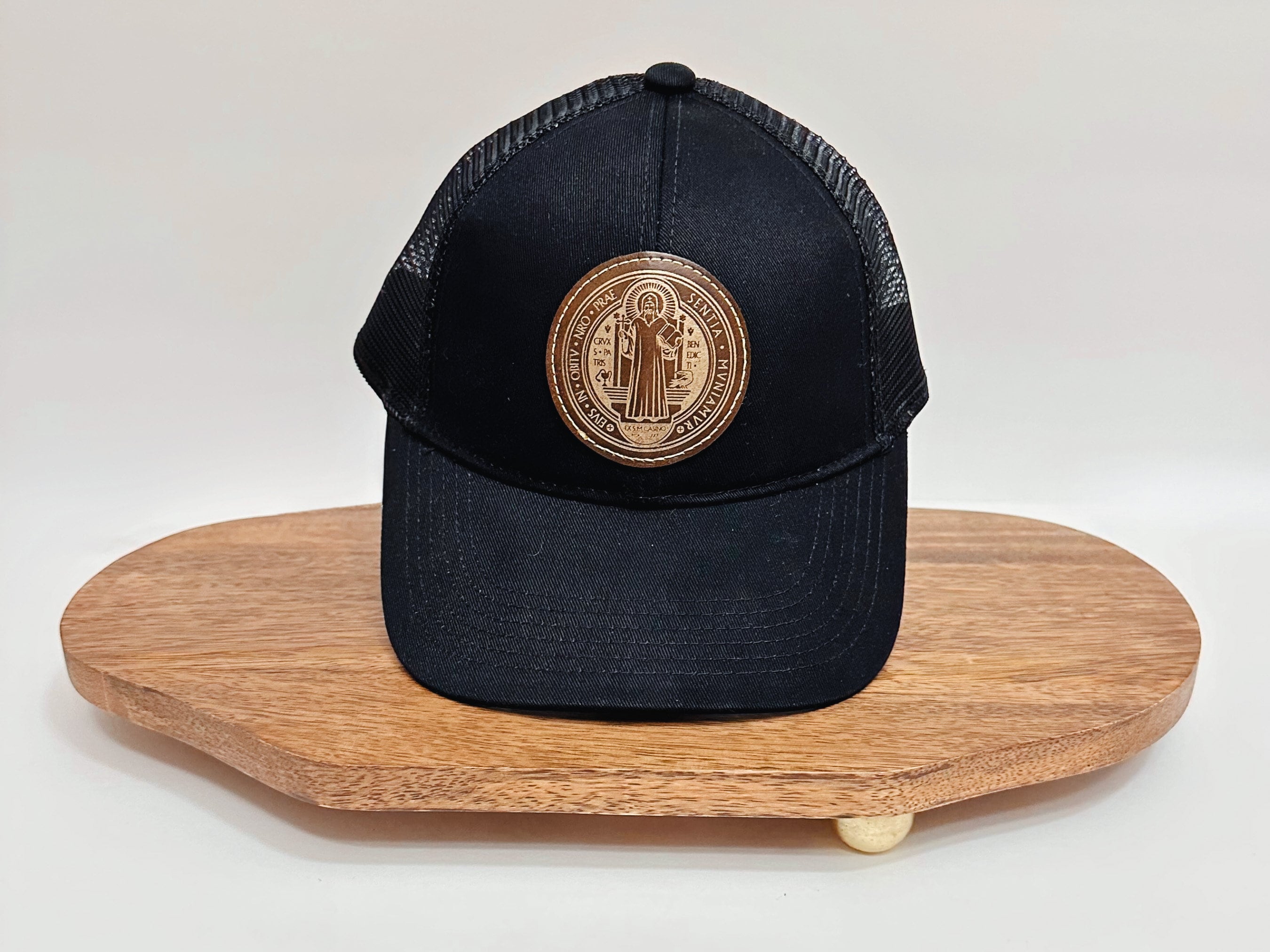 St. Benedict Hat/ St. Benedict Medal/ Catholic Hat for Men/ Catholic ...