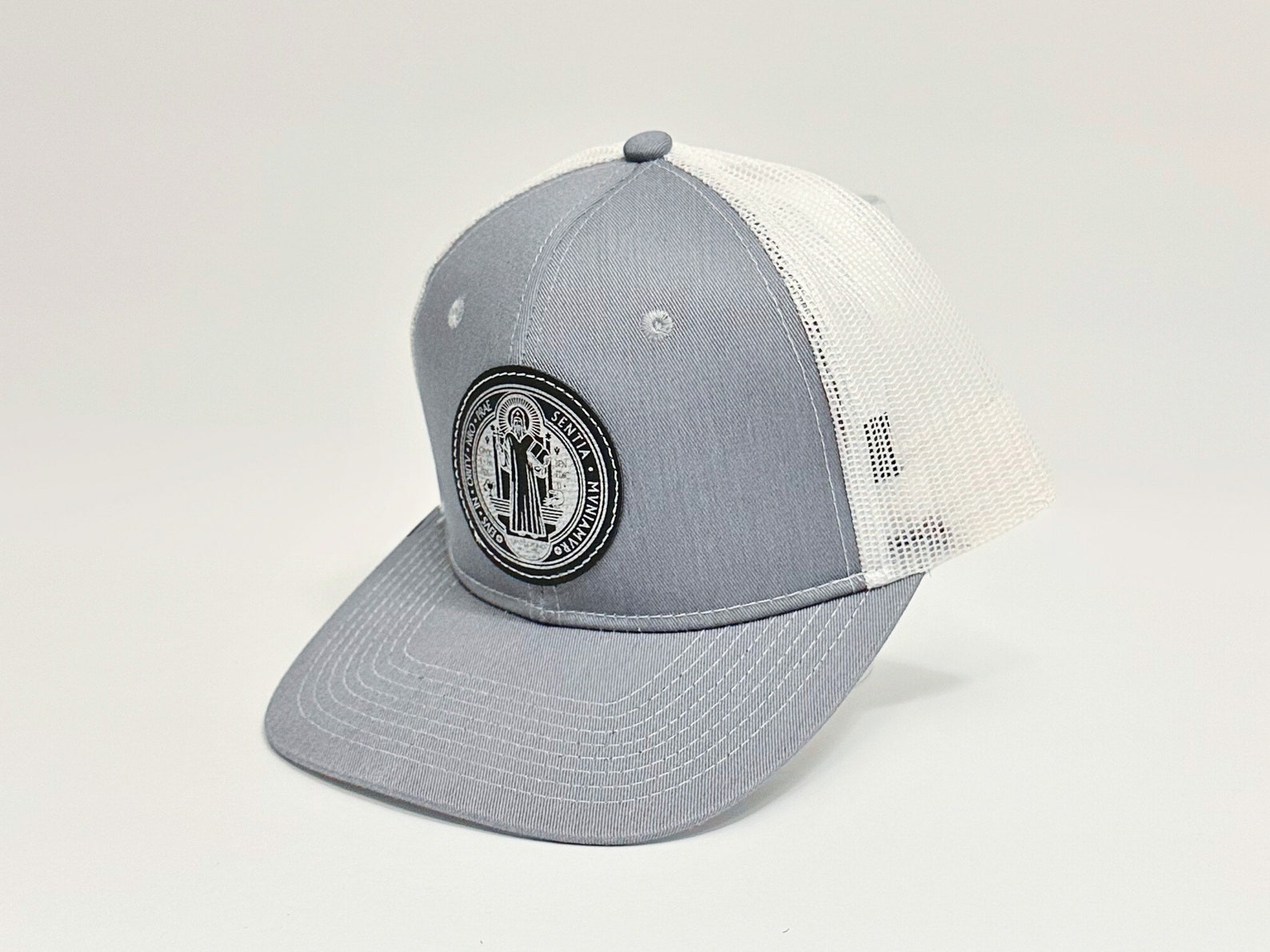 St. Benedict Hat/ St. Benedict Medal/ Catholic Hat for Men/ Catholic ...