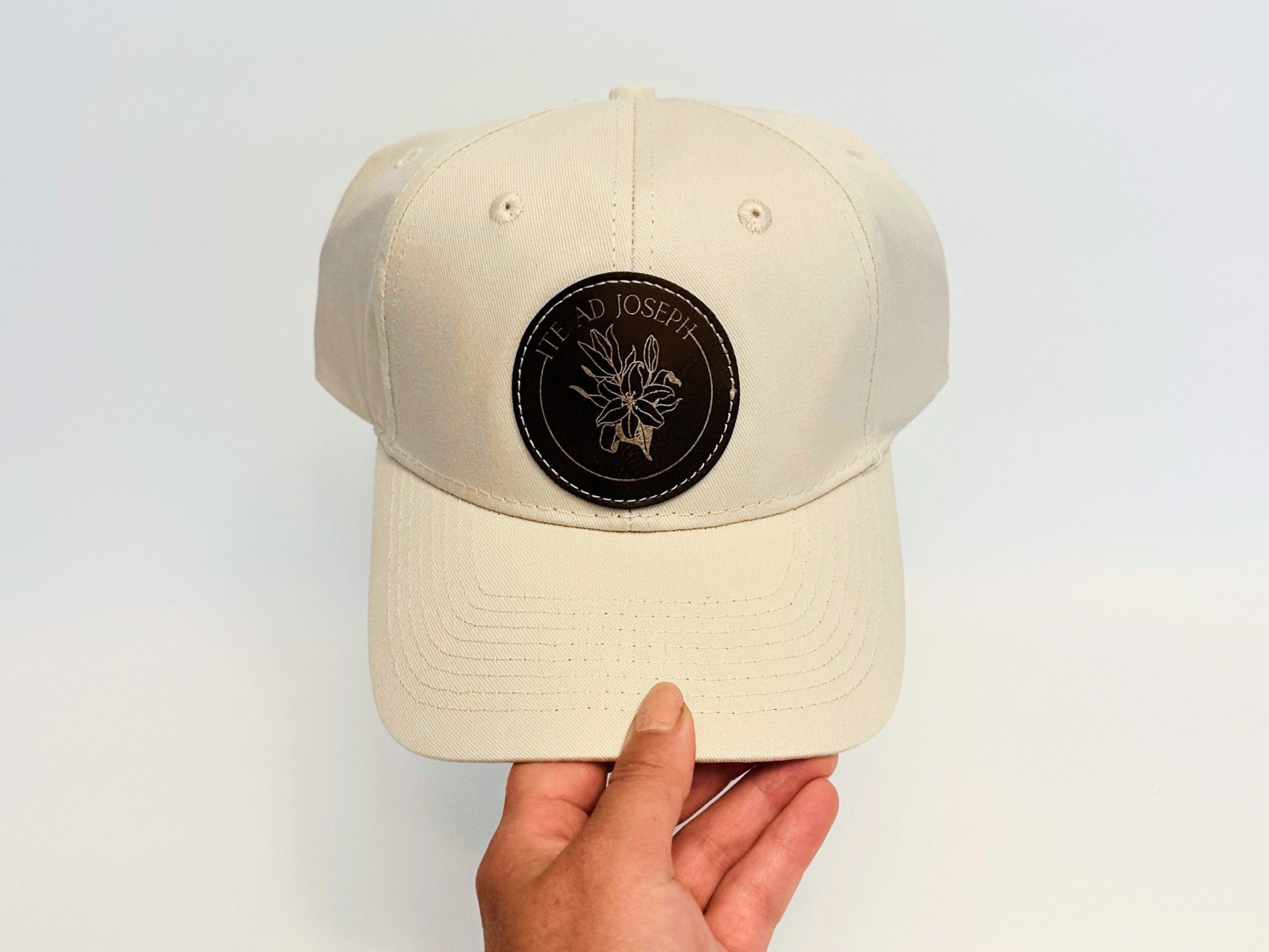Ite Ad Jospeh Hat/ St. Joseph the Worker Hat/ Leather Patch Hat ...