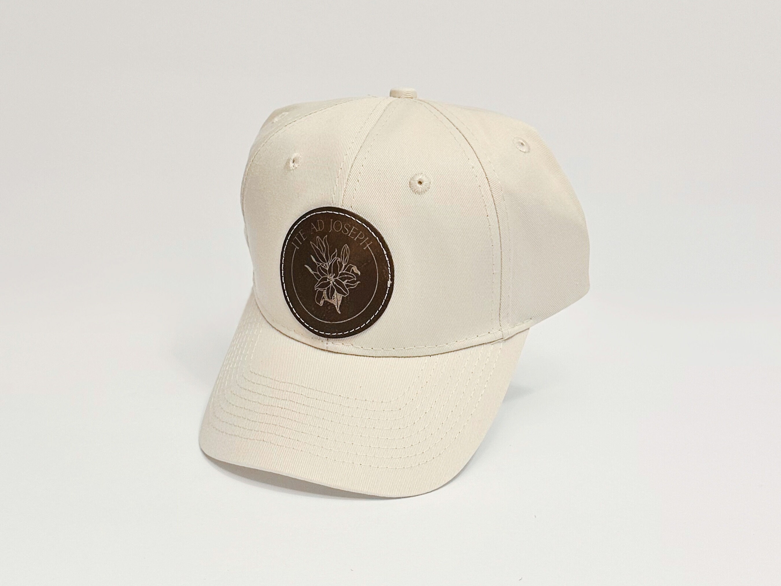 Ite Ad Jospeh Hat/ St. Joseph the Worker Hat/ Leather Patch Hat ...
