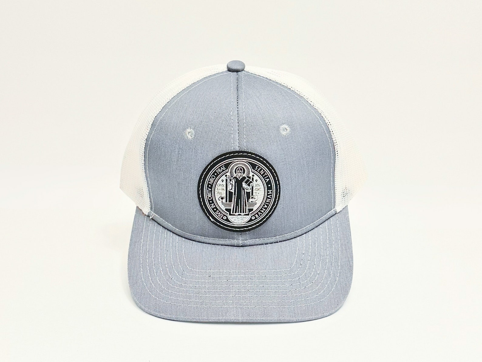 St. Benedict Hat/ St. Benedict Medal/ Catholic Hat for Men/ Catholic ...