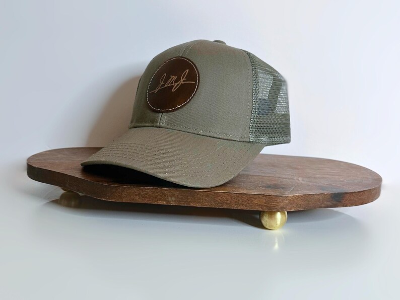 Fulton Sheen Hat/ JMJ Hat/ Leather Patch Hat/ Catholic Hat for Men ...