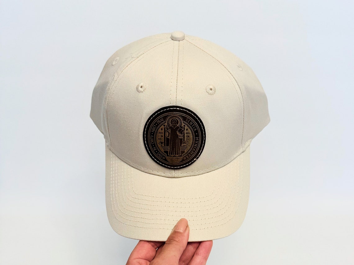 St. Benedict Hat/ St. Benedict Medal/ Catholic Hat for Men/ Catholic ...