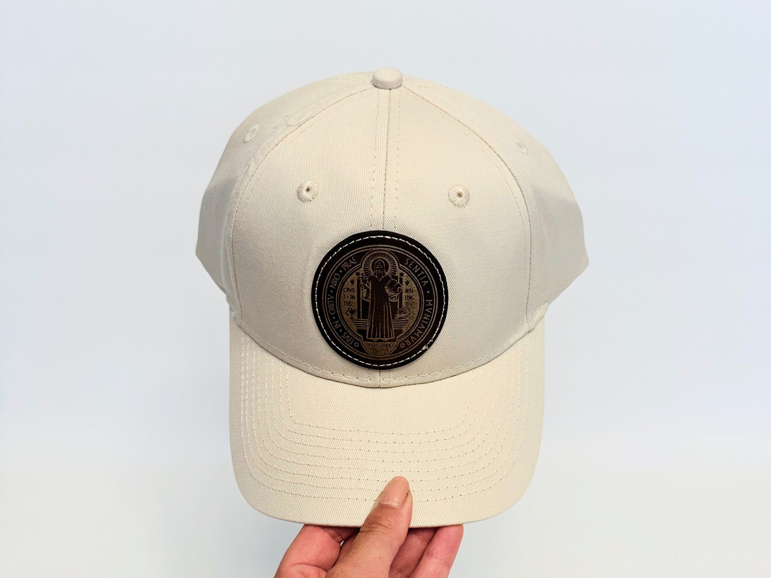 St. Benedict Hat/ St. Benedict Medal/ Catholic Hat for Men/ Catholic ...