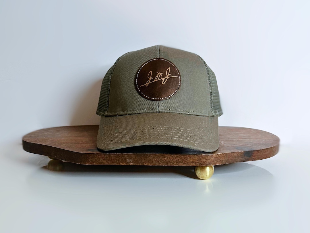 Fulton Sheen Hat/ JMJ Hat/ Leather Patch Hat/ Catholic Hat for Men ...