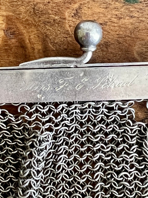 Antique Armor Mesh Purse - Gem