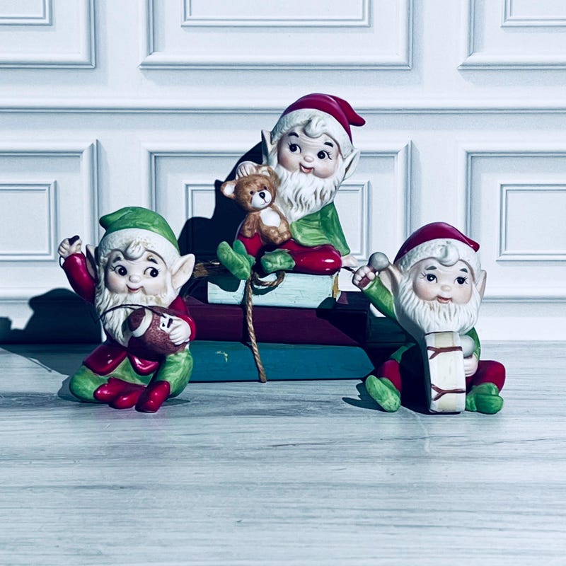 Homco Elves - Etsy
