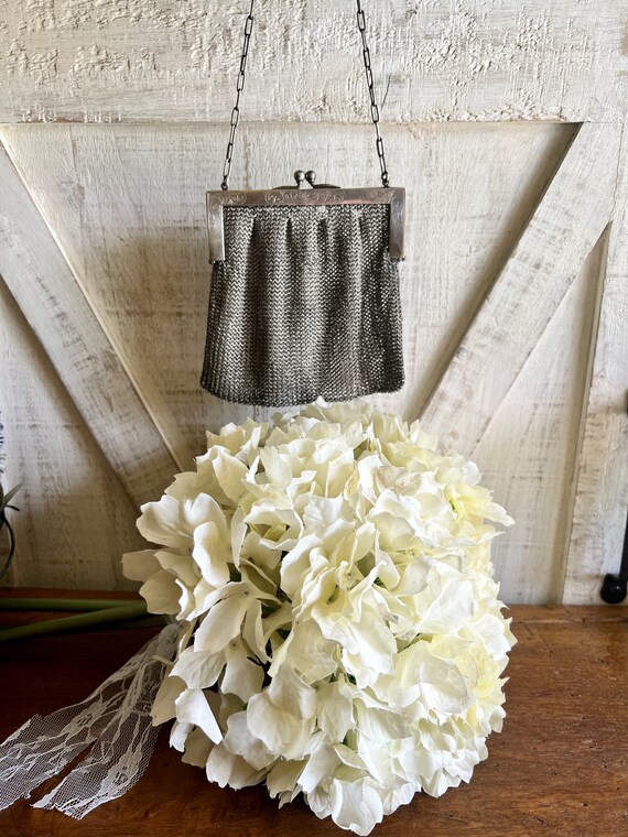 Antique Armor Mesh Purse - Gem