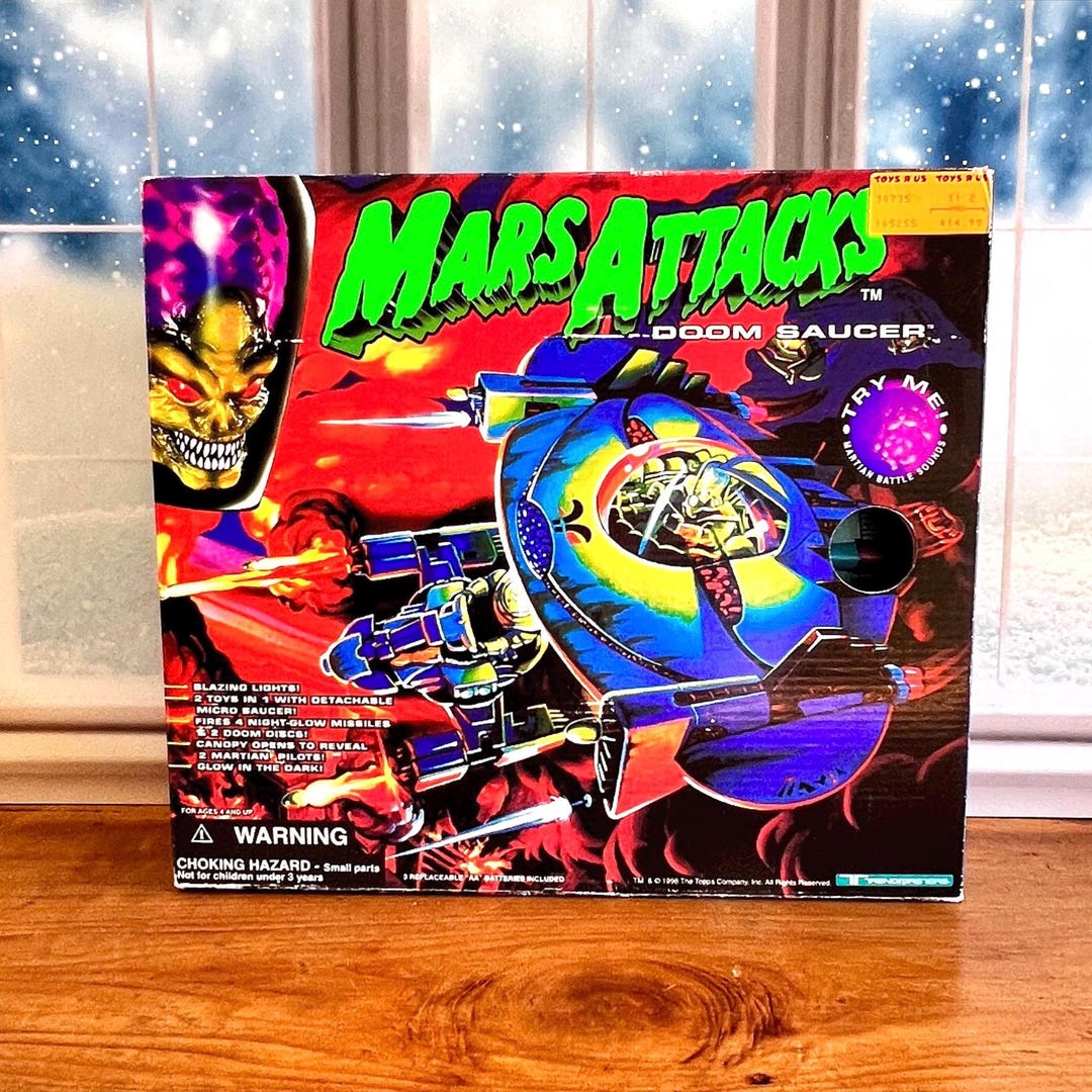 Mars Attacks Doom Saucer Trendmasters 1996 Gift for Him - Etsy