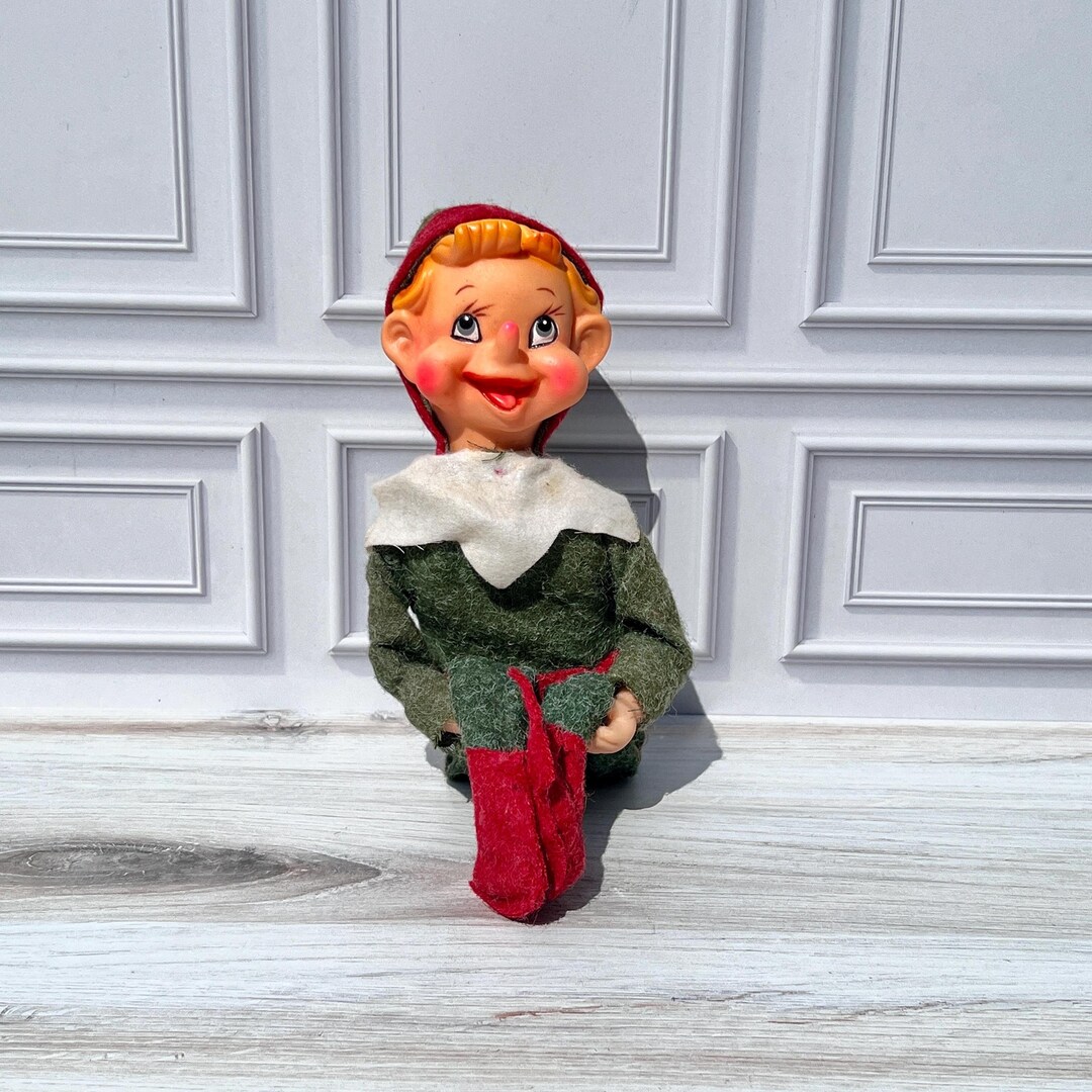 Large MCM Knee Hugger Elf Moving Musical Wind up Elf Circa 50s/60s - Etsy
