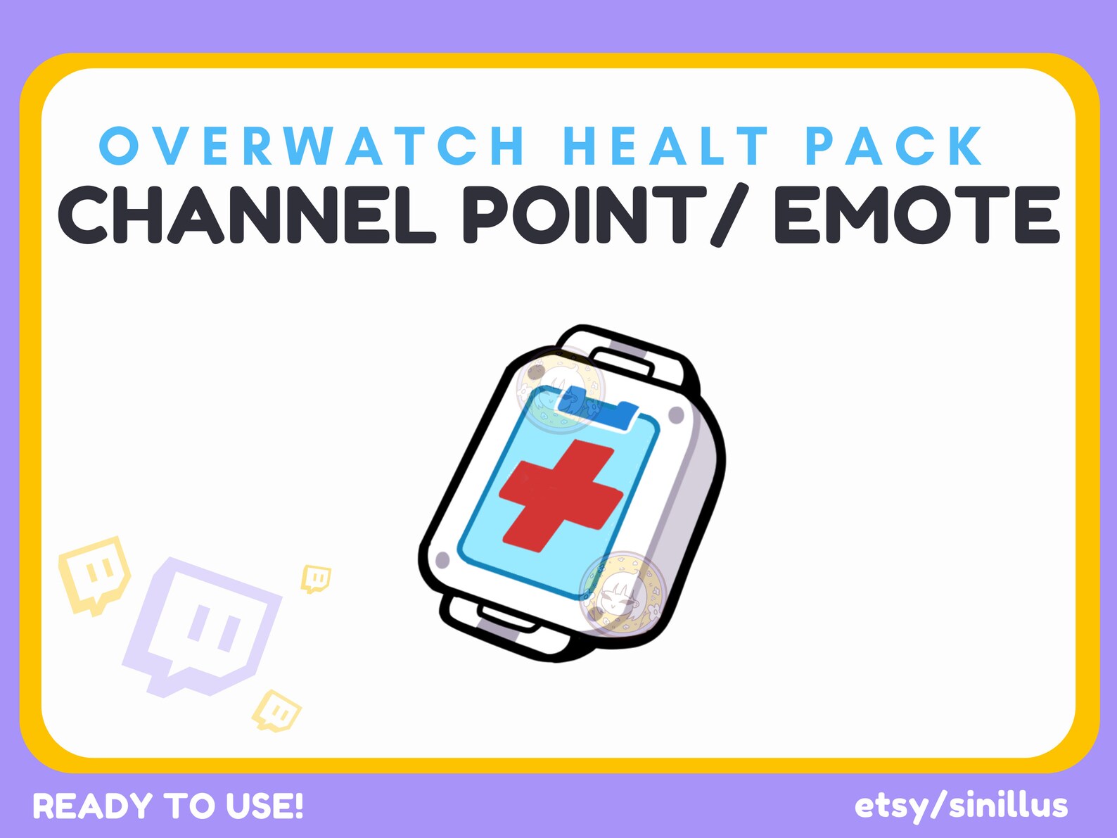 Overwatch Medkit Emote / Twitch Channel Points / Overwatch 2 / - Etsy